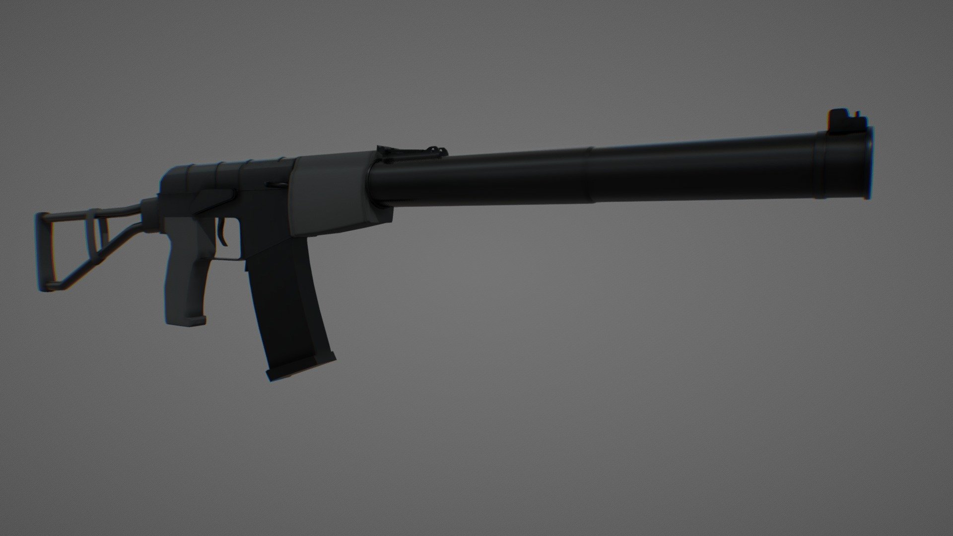 Stylised VSS/AS VAL - Download Free 3D model by CatgirlNotLive [ed5b295 ...