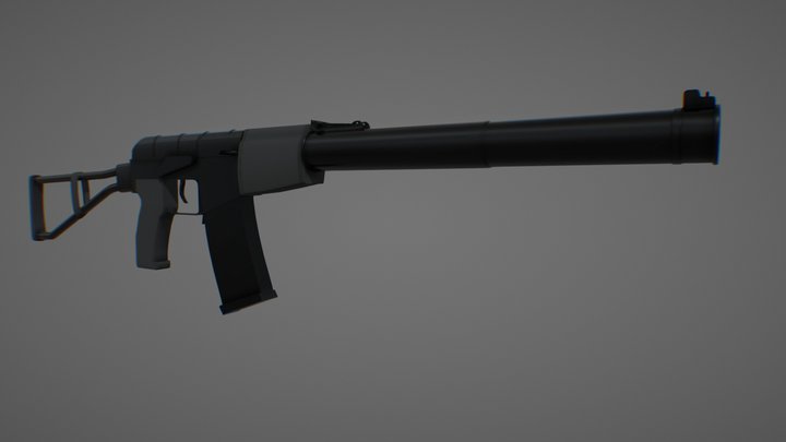 Vss-vintorez 3D models - Sketchfab