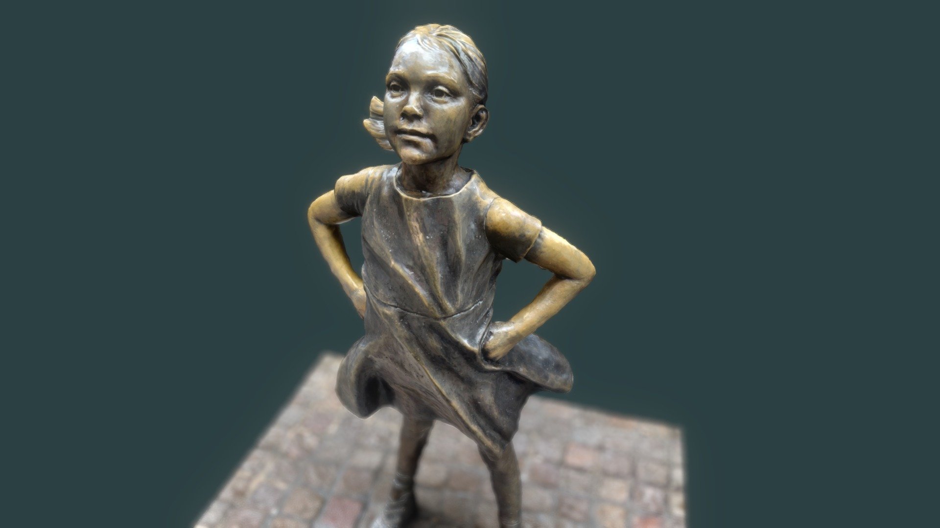 Fearless girl - 3D model by betocarrillo [ed5b6dc] - Sketchfab