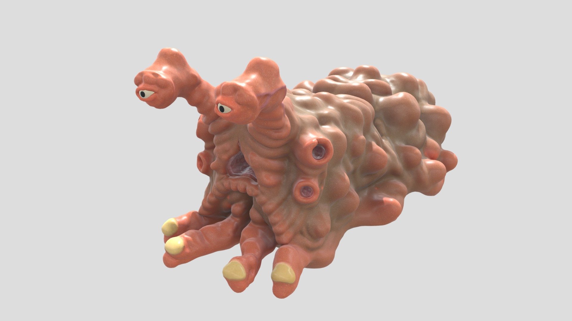 Snail toe creature thing - 3D model by Jerraye [ed5caa8] - Sketchfab
