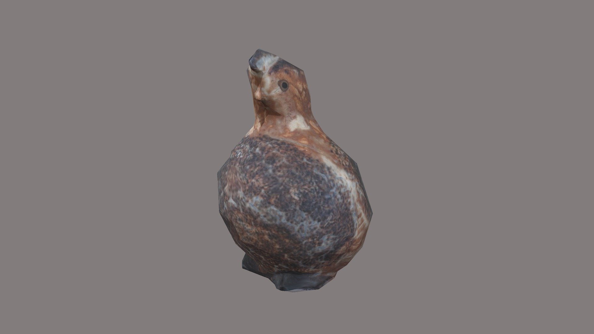 Very low poly Quail - 3D model by sytrii [ed5ee41] - Sketchfab