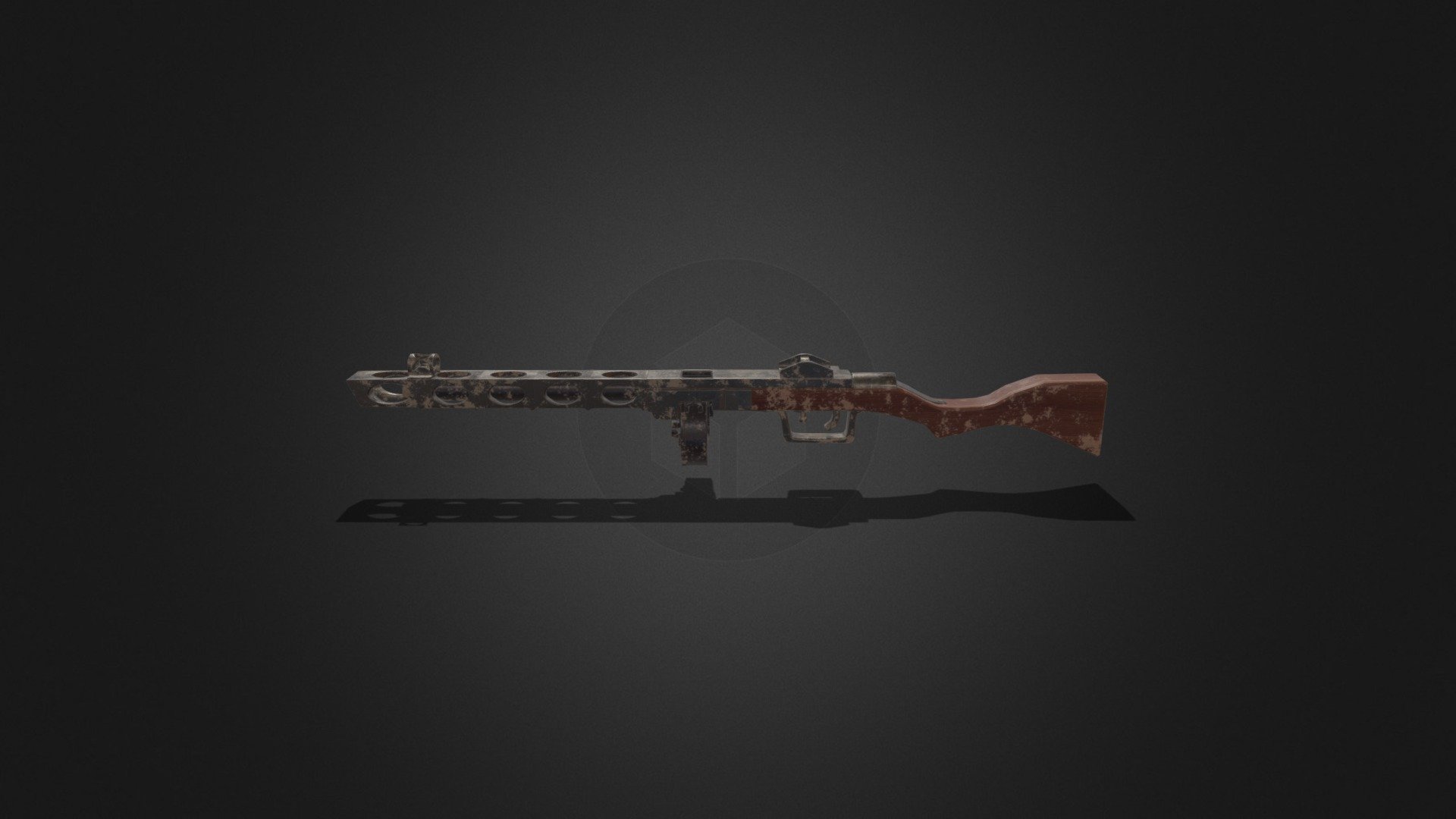 PPSH - 3D model by bmparker17 [ed60155] - Sketchfab