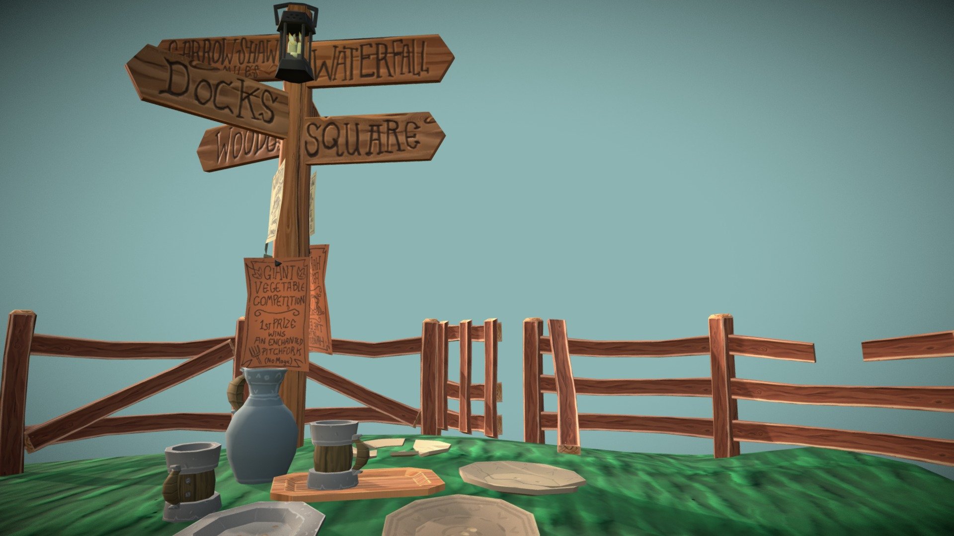 Village Props - 3D model by Ash.Bank [ed61b3d] - Sketchfab