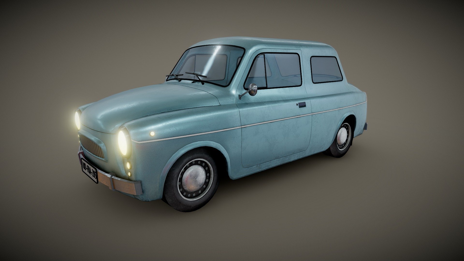Car / Ford Anglia - 3D model by Dylan.Fournier [ed6247b] - Sketchfab