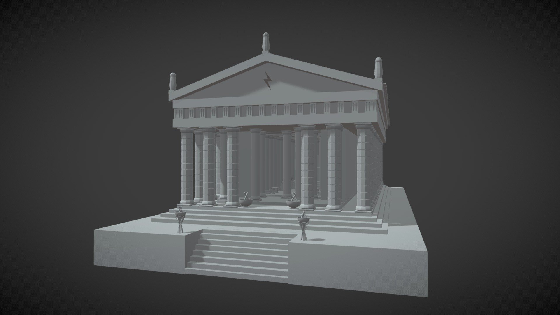 Zeus Parthenon - 3D model by pistachio3D [ed629ab] - Sketchfab