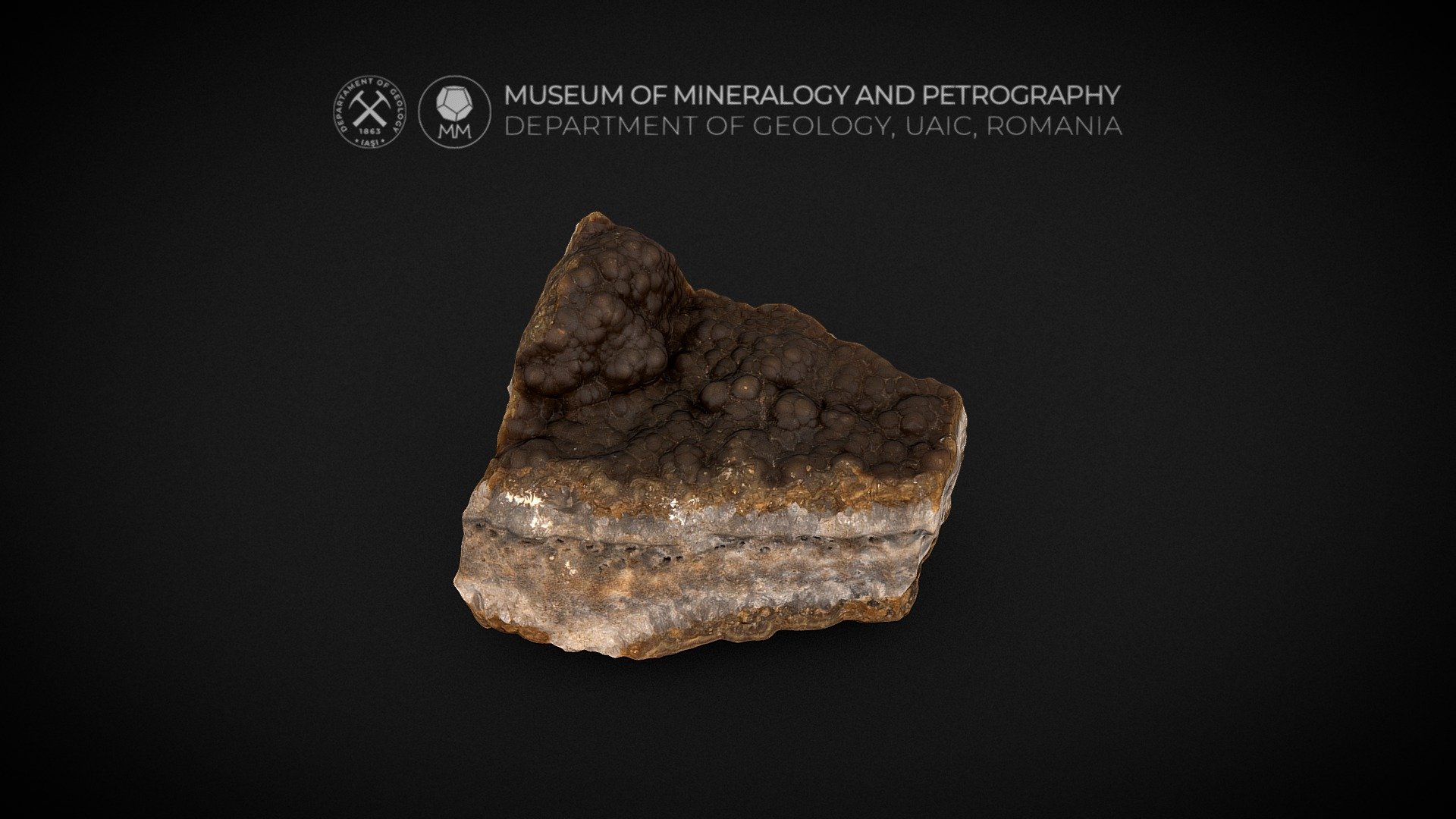 Botryoidal Gibbsite (Hydrargillite) crystals - 3D model by Museum of ...