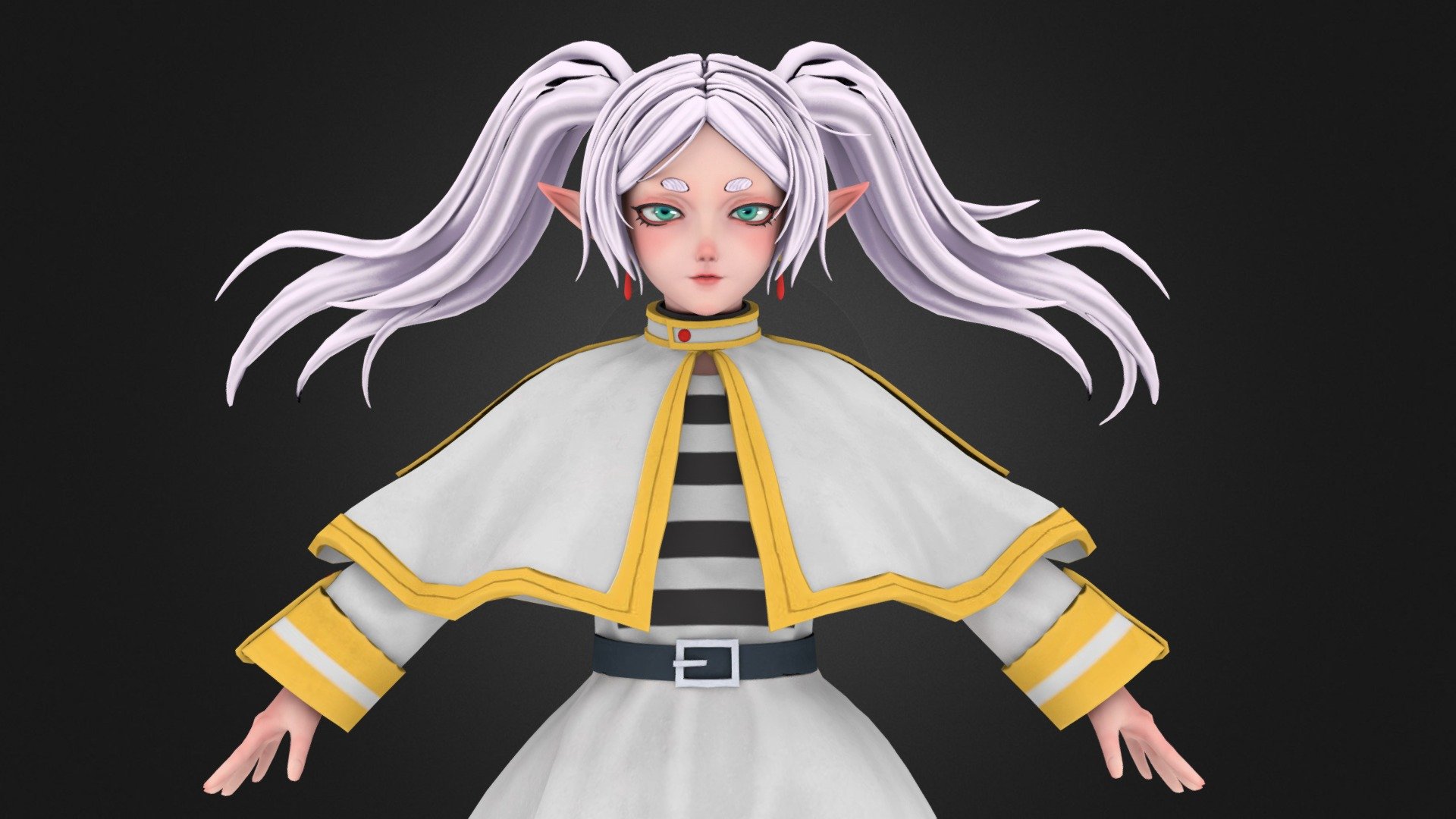 Frieren - 3D model by Le_Vi [ed6380f] - Sketchfab