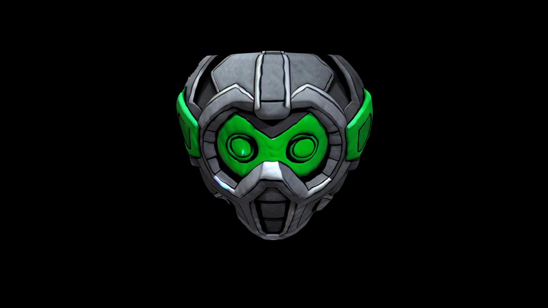 Helmet Mask Robot Cartoon 1038 - Download Free 3D model by klrxyz ...