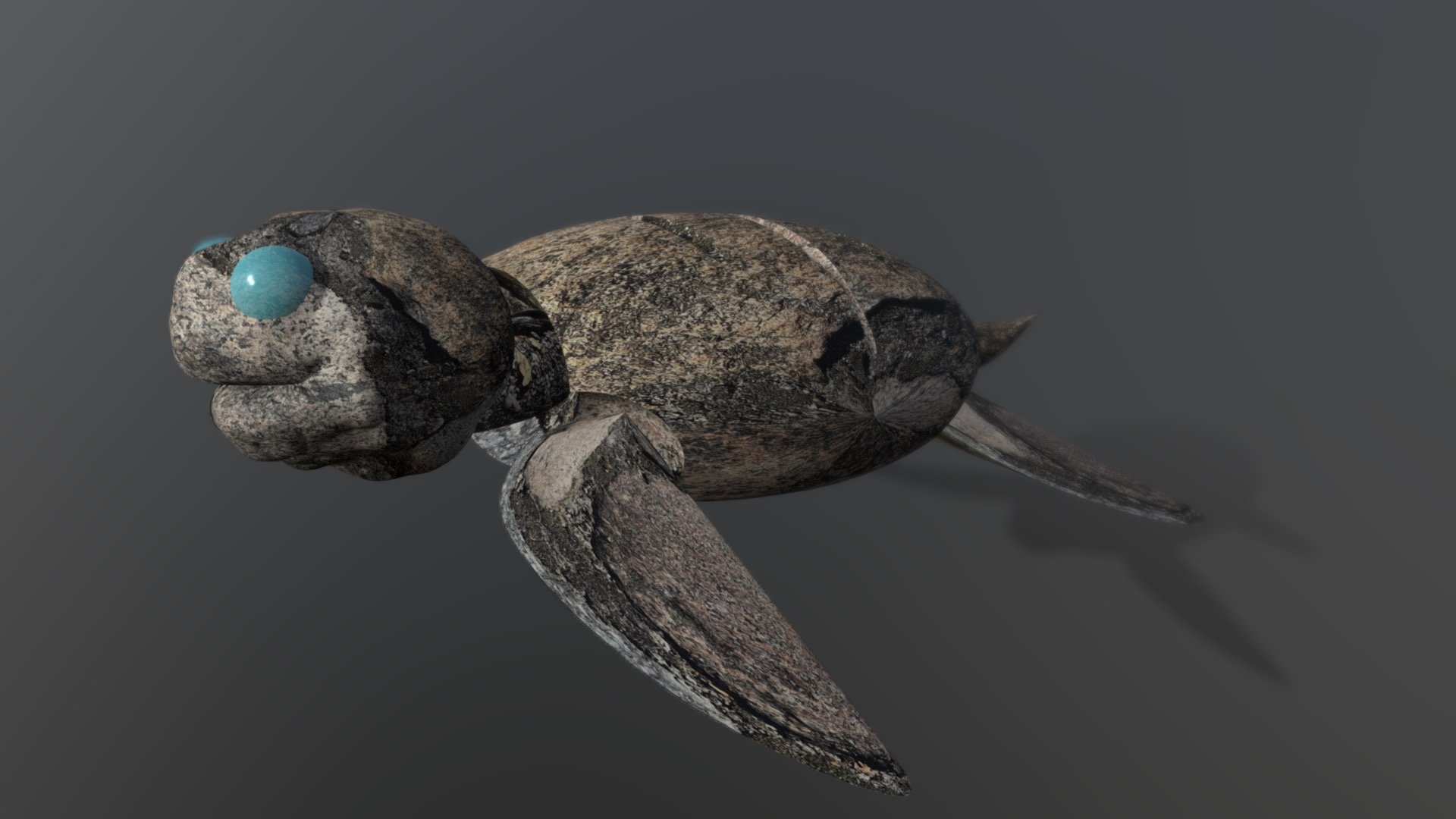 Turtle in stone - Download Free 3D model by AVZ (@micropalaeontology ...