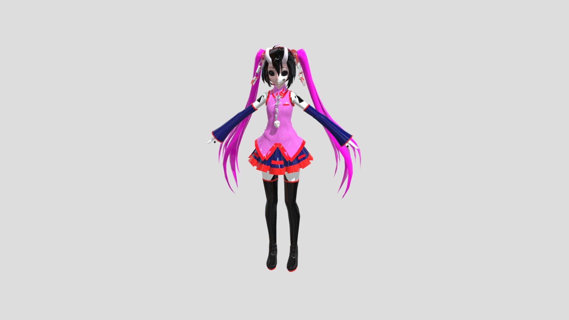 Miku - Download Free 3D model by Daydream (@Daydreamelon) [ed6abdf ...