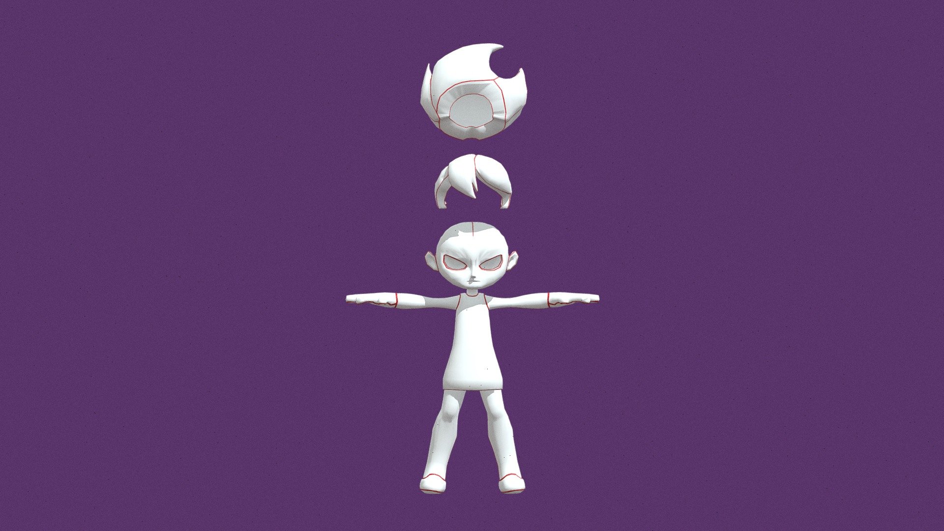 MANDY UV SEAM - 3D model by linh0315 [ed6b6c3] - Sketchfab