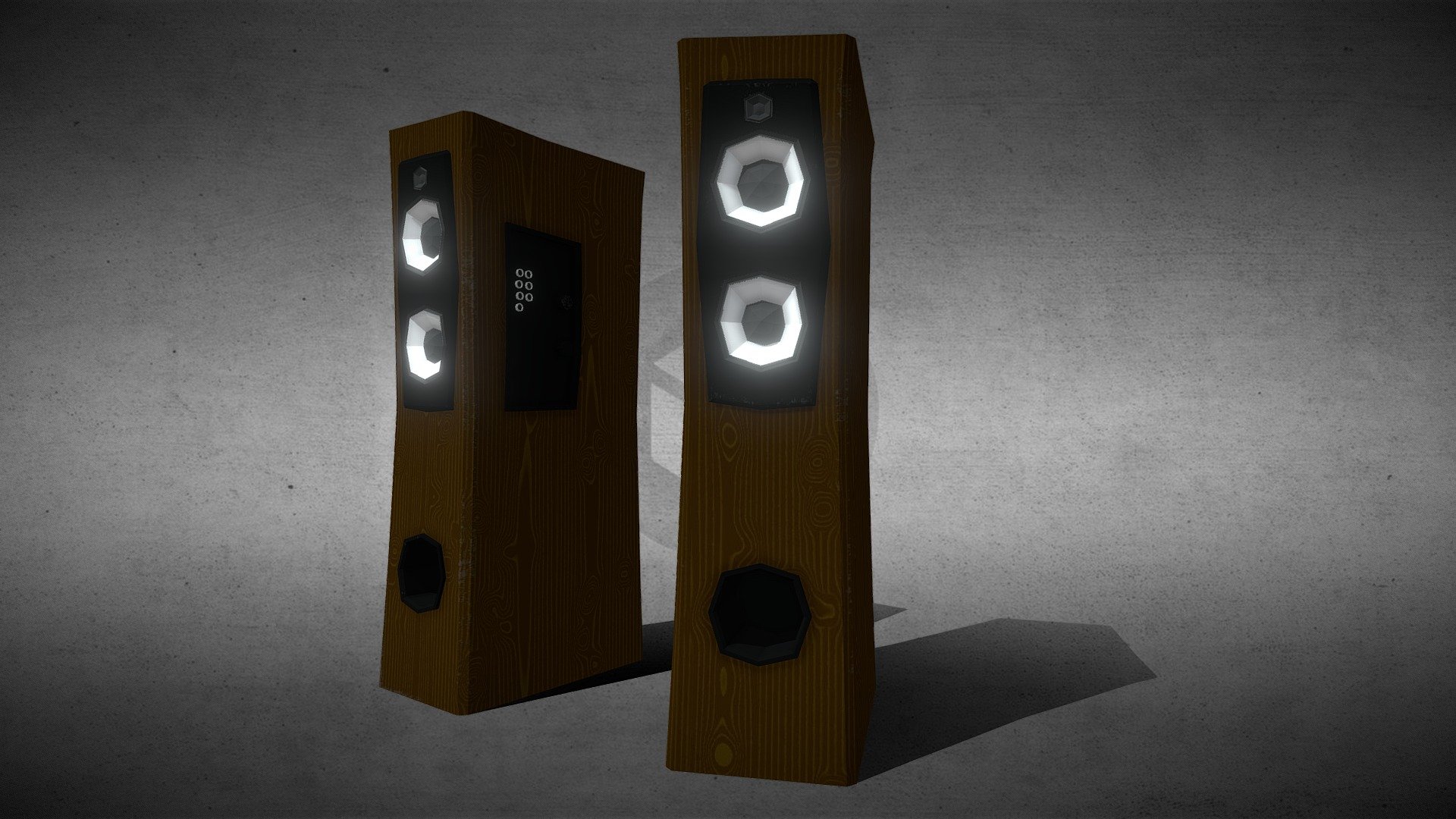 Stylized Speakers - Download Free 3D model by Other.Dimension [ed6ba07 ...