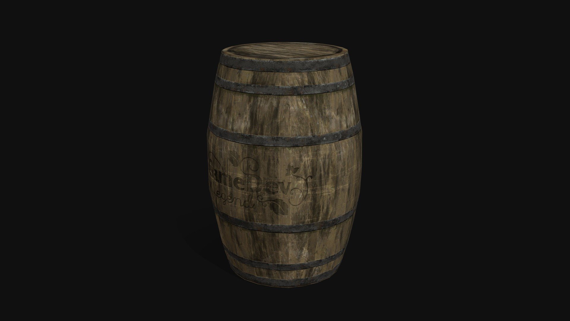 Bochka_GameDev Legend - 3D model by gromgt3 [ed6ccdf] - Sketchfab