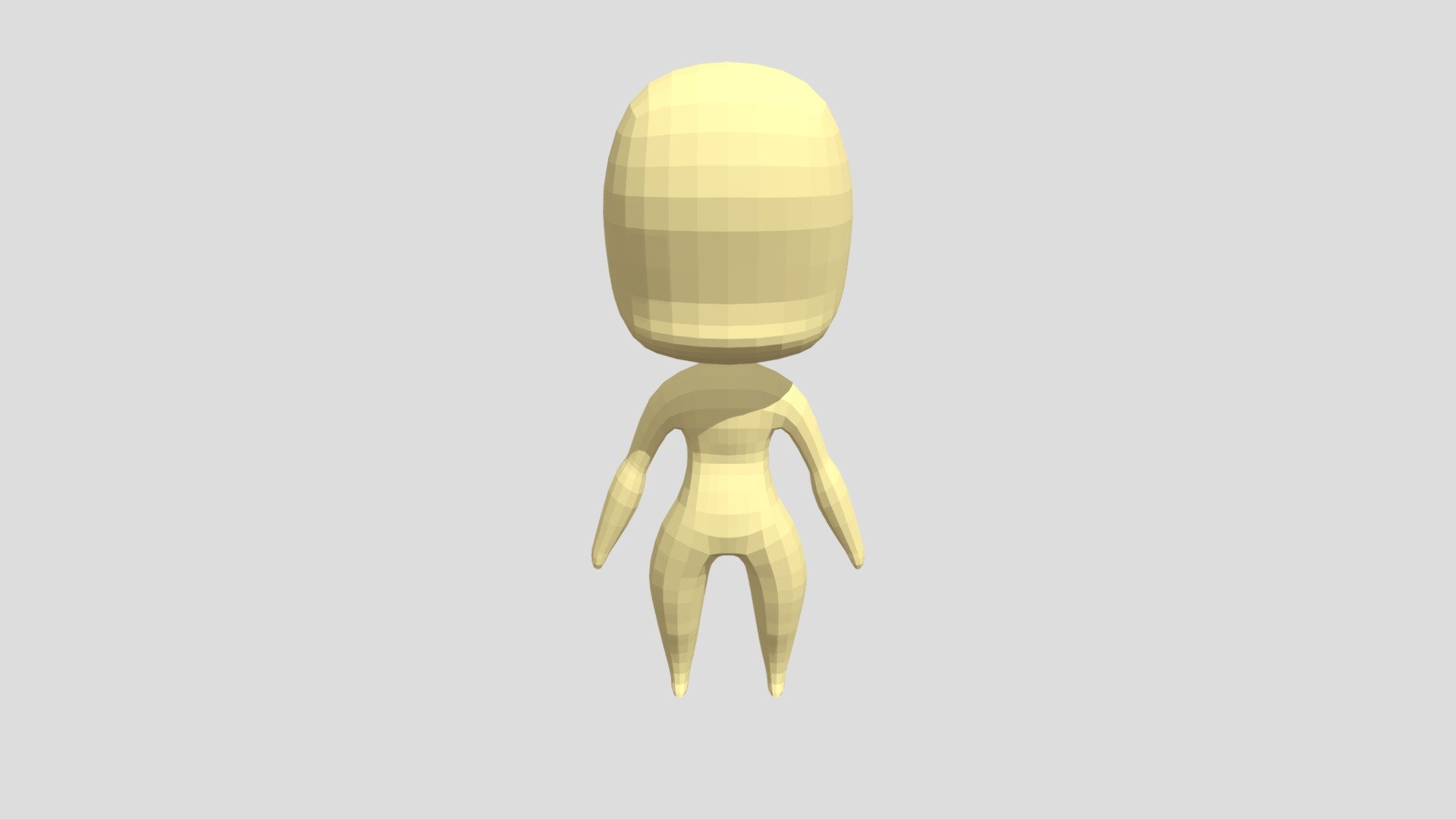 Low poly Chibi Model - Download Free 3D model by Lekrieg [ed6d66c ...