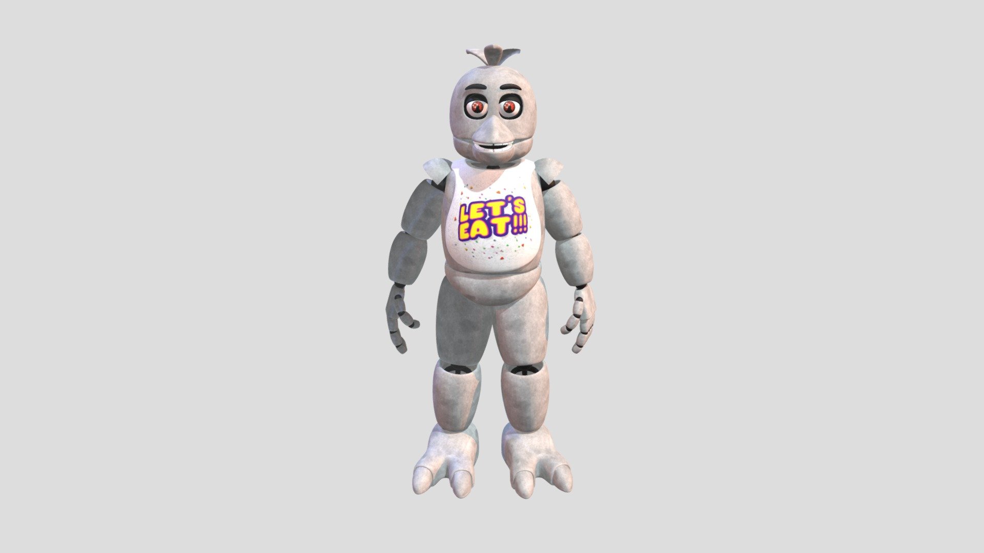 TRTF_ Major_ Chica - Download Free 3D model by 8-Bit Play (@8-bit_play ...