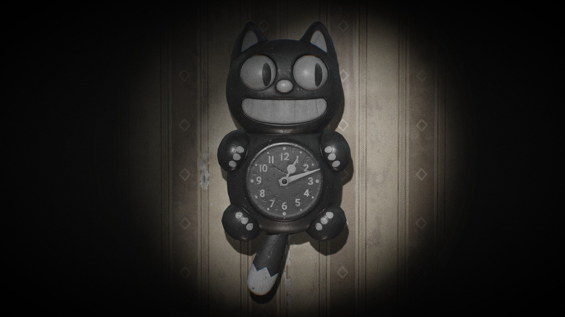 Mallory — The Cat Clock - 3D model by Ivan Khoroshev (@khorrorshow ...