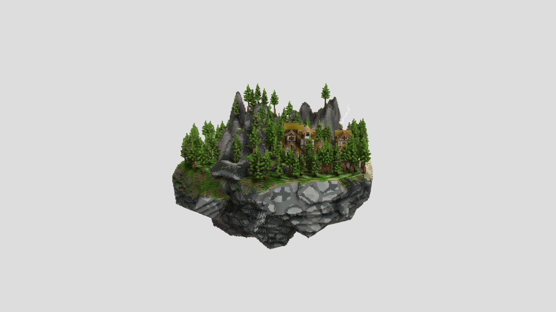 Classic Village Skyblock Spawn - 3D model by Senior Studios ...