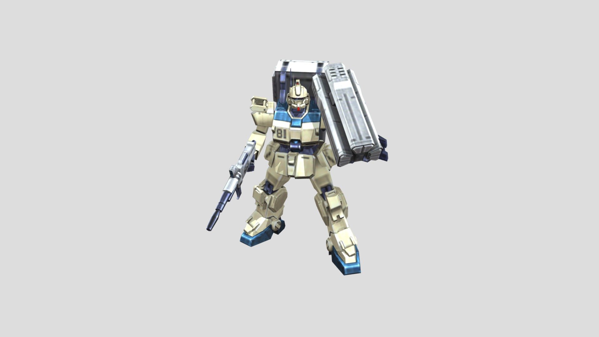 RX-79 Ez-8 Gundam Ez8 - Download Free 3D model by Tigerar1 ...