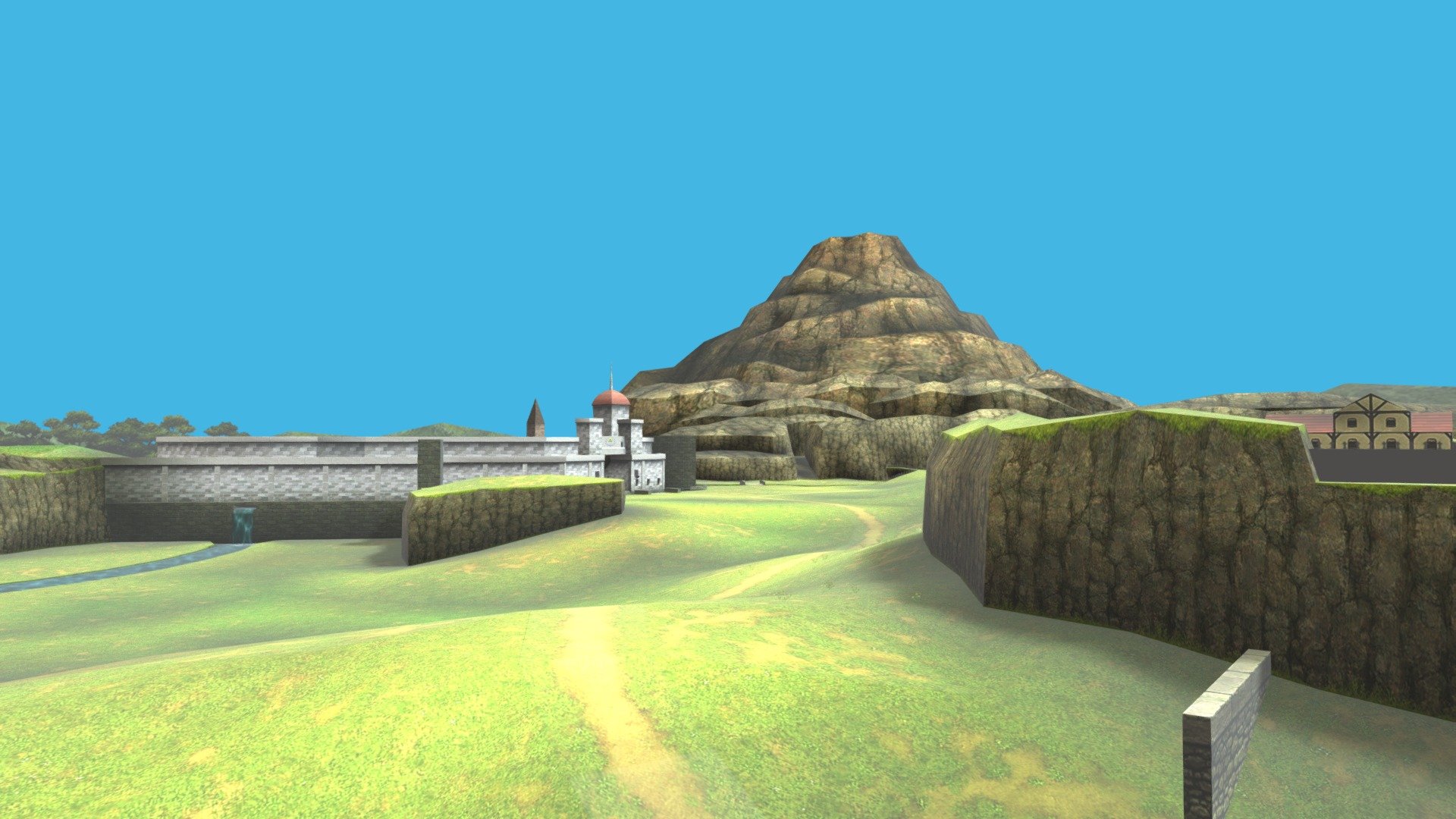 Hyrule Field - Download Free 3D model by H,yoshi (@HY2245) [ed74c80 ...