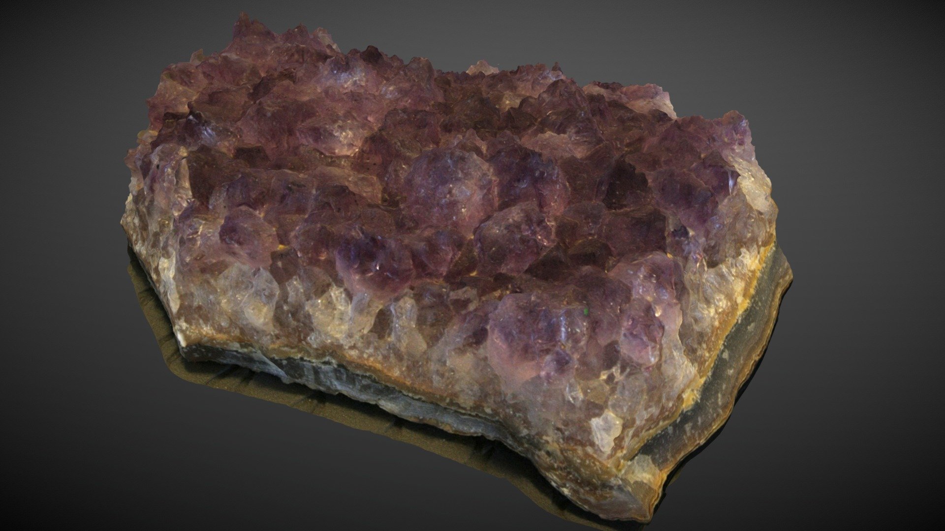 Amethyst 400k Poly - 3D model by GeoWes [ed74ff6] - Sketchfab