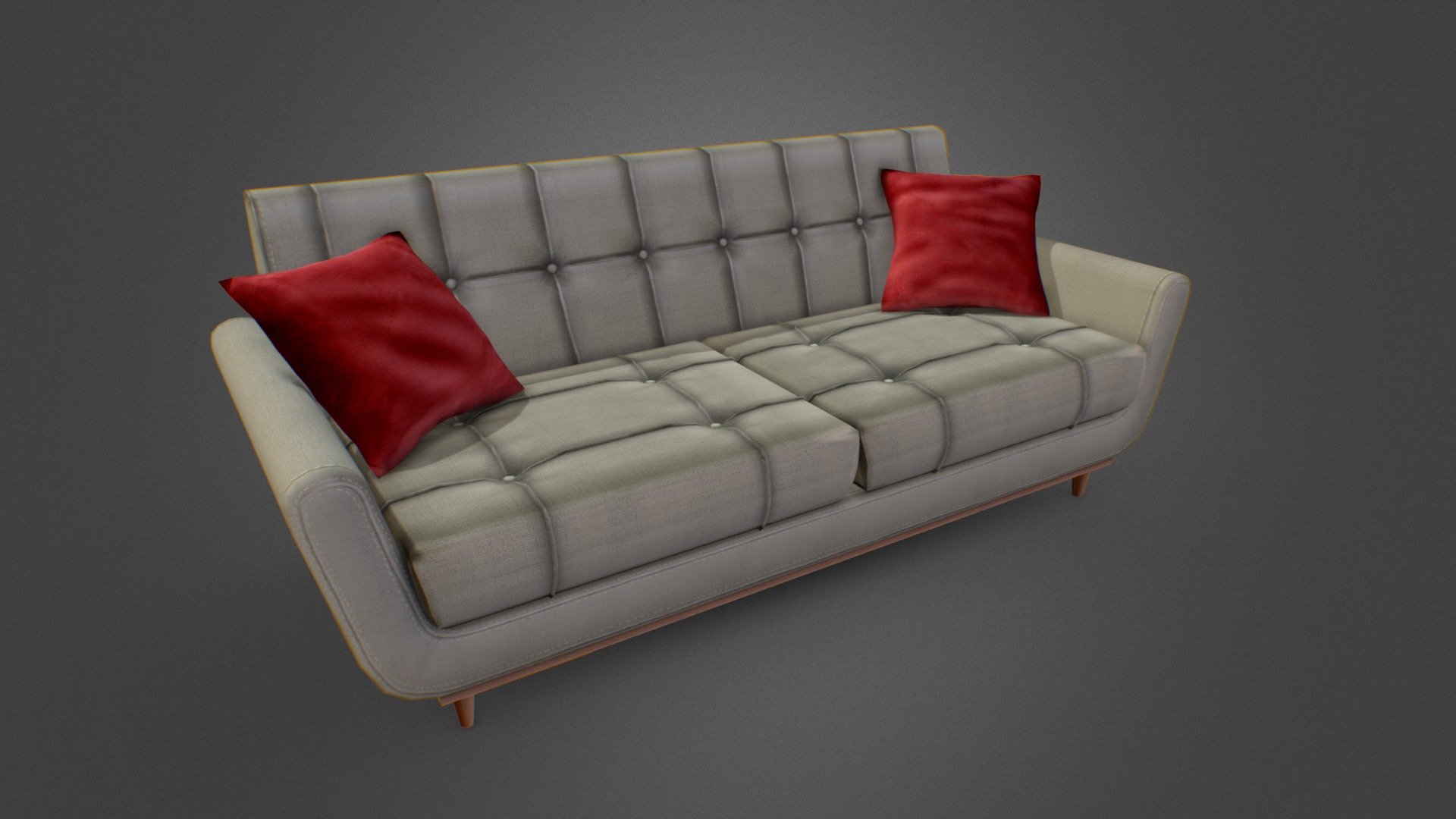 Couch - Buy Royalty Free 3D model by bsp [ed7554a] - Sketchfab Store