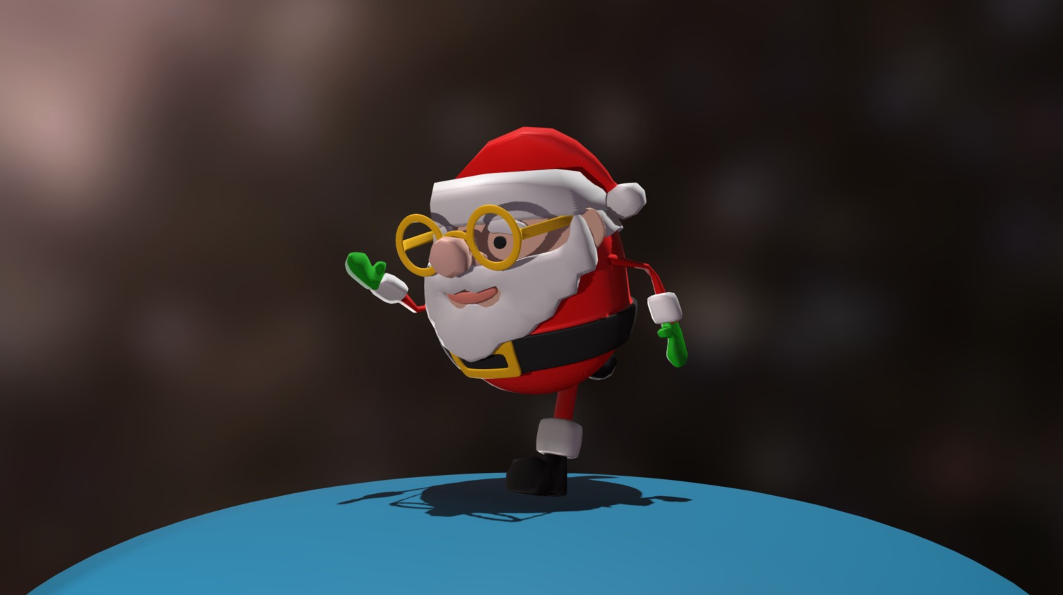 RUN SANTA - 3D model by adrianmateu [ed7644f] - Sketchfab
