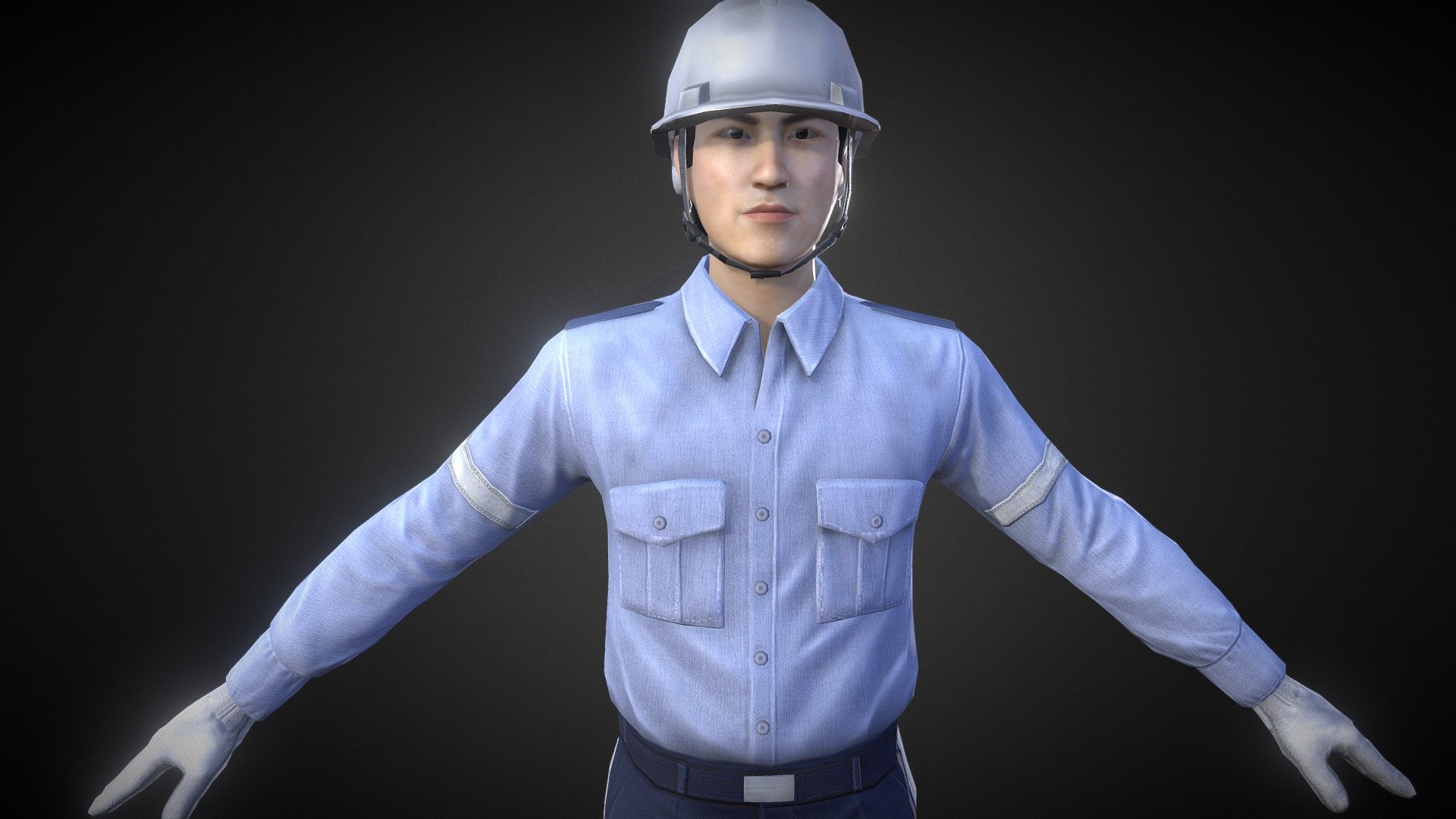Airport Ground Staff - Buy Royalty Free 3D model by animod [ed770df ...