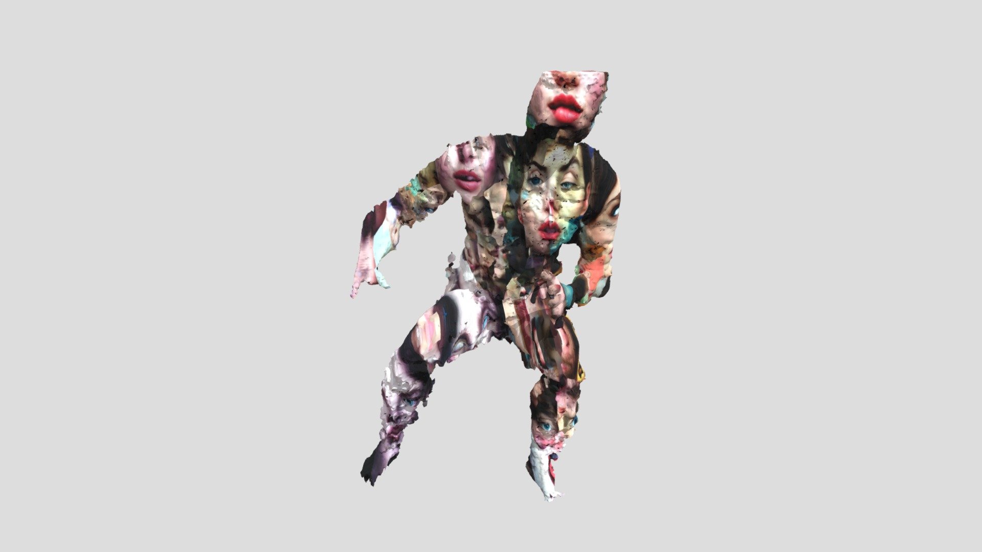 Collage Human 3 - Download Free 3D model by Second Sight Visuals ...
