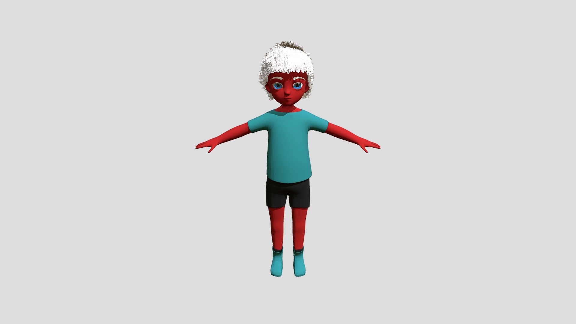 Boy - 3D model by Michał Siewiera (@M.Siewiera) [ed79545] - Sketchfab