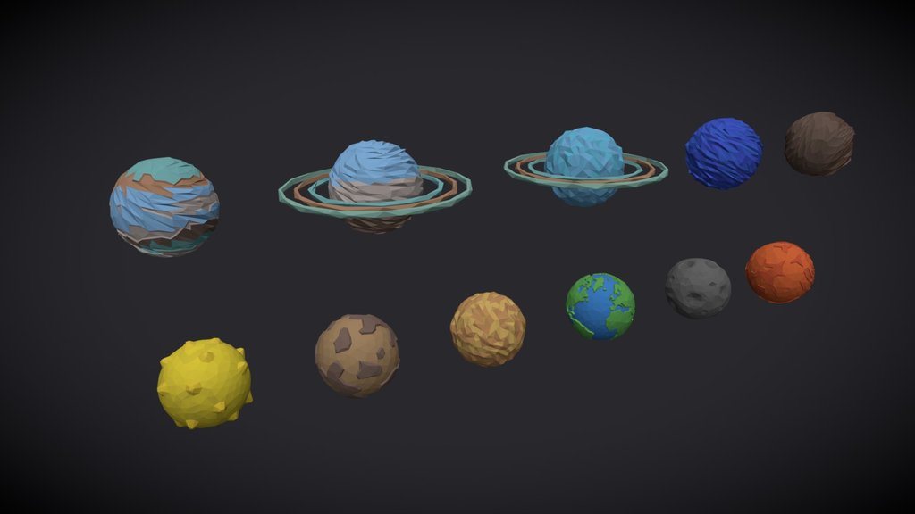 planets - A 3D model collection by dekahaki01 (@dekahaki01) - Sketchfab