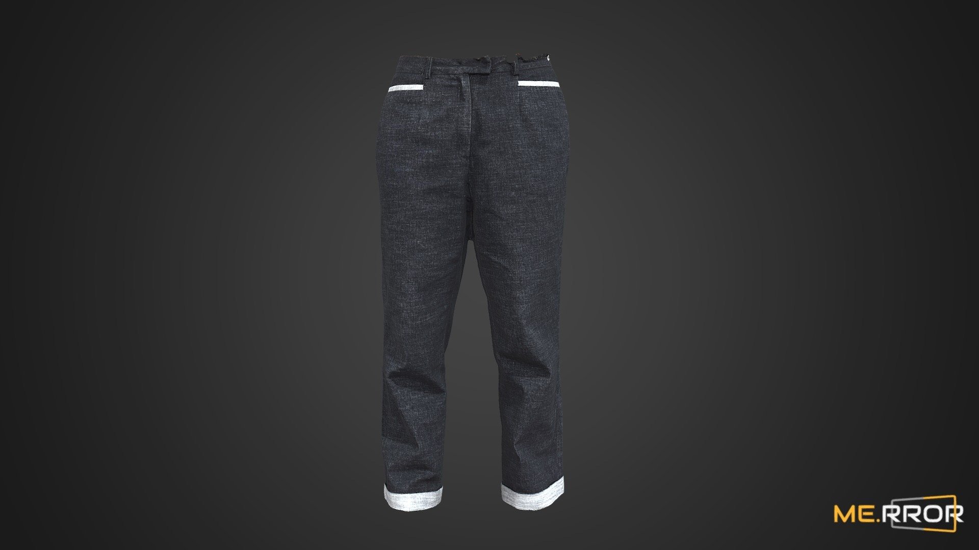 Black Denim Slacks - Buy Royalty Free 3D model by ME.RROR Studio ...