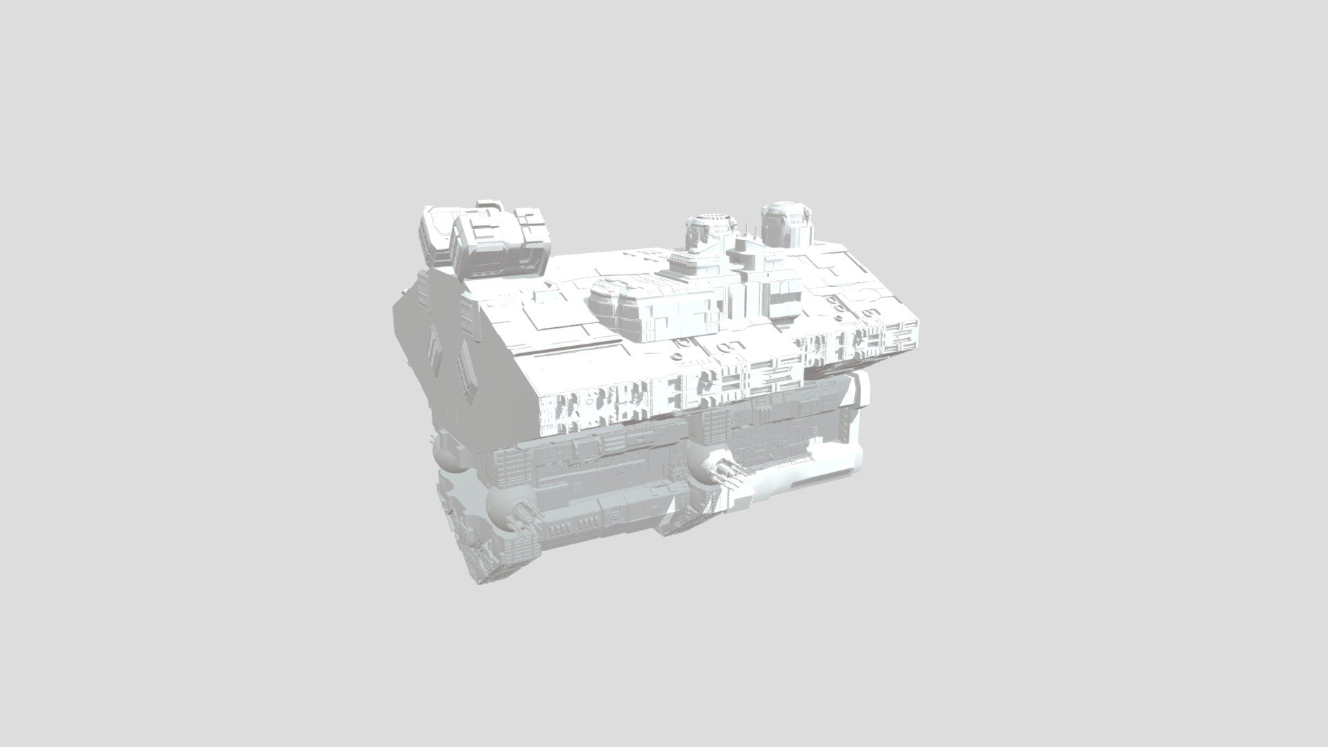 mother Ship Part 2 Middle Part - Download Free 3D model by Steven Kilby ...