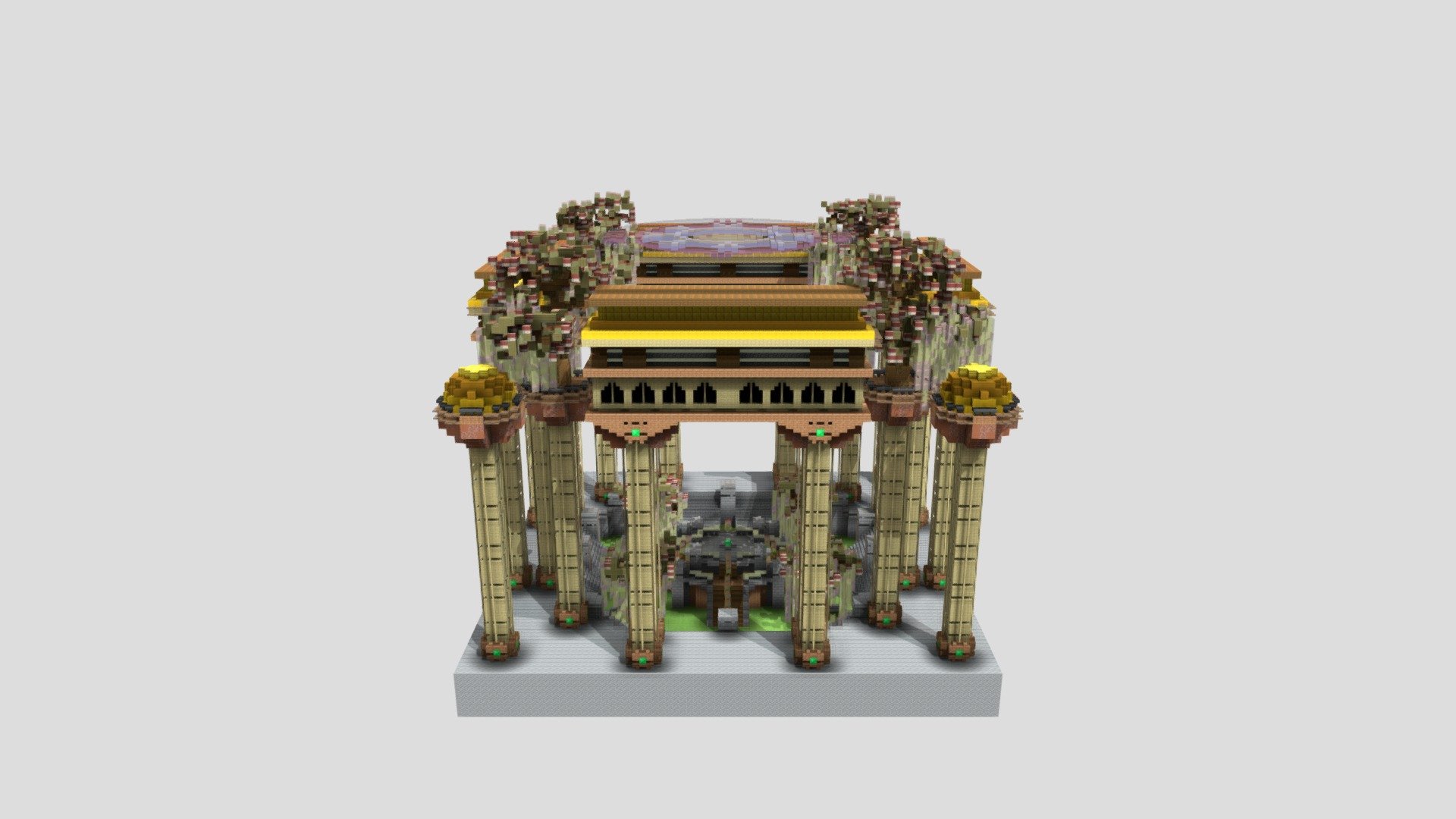 Yellow Pillar Spawn 75x75 - 3D model by Senior Studios (@seniorstudios) [ed7b8e9] - Sketchfab