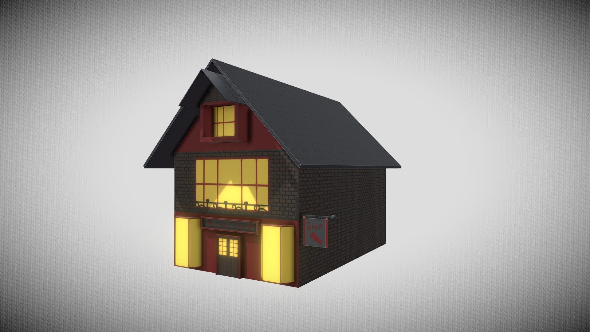 Victorian Shop - 3D model by ht9519 [ed7b938] - Sketchfab