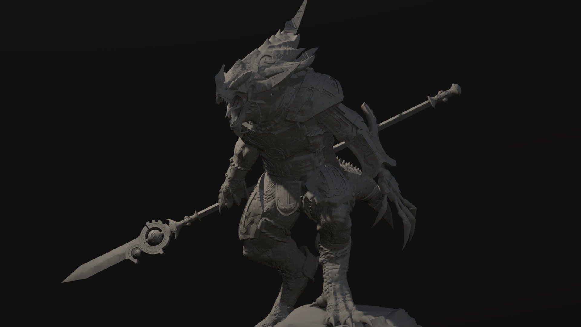 Kroq-Gar - Download Free 3D model by eon (@facerate) [ed7c393] - Sketchfab