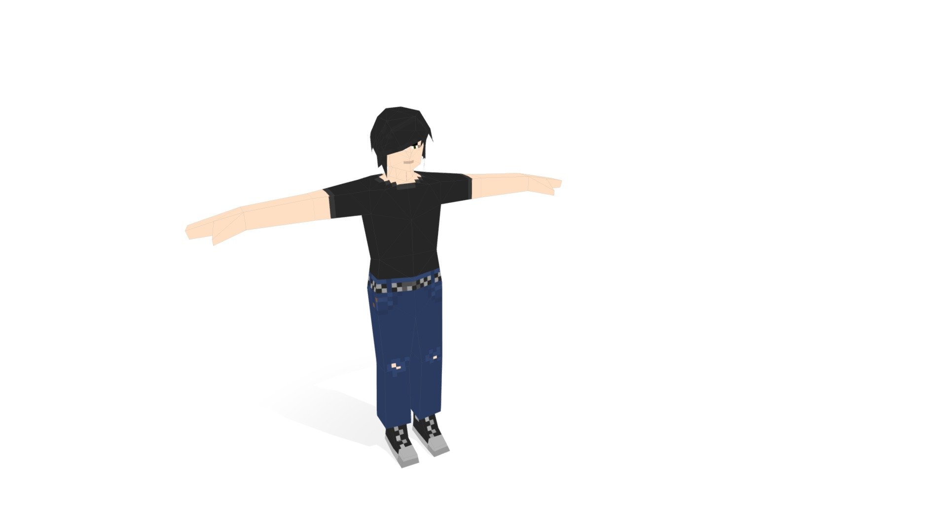 PS1 emo/scene boy - 3D model by HotoShoto (@HotShot2015) [ed7eed1 ...