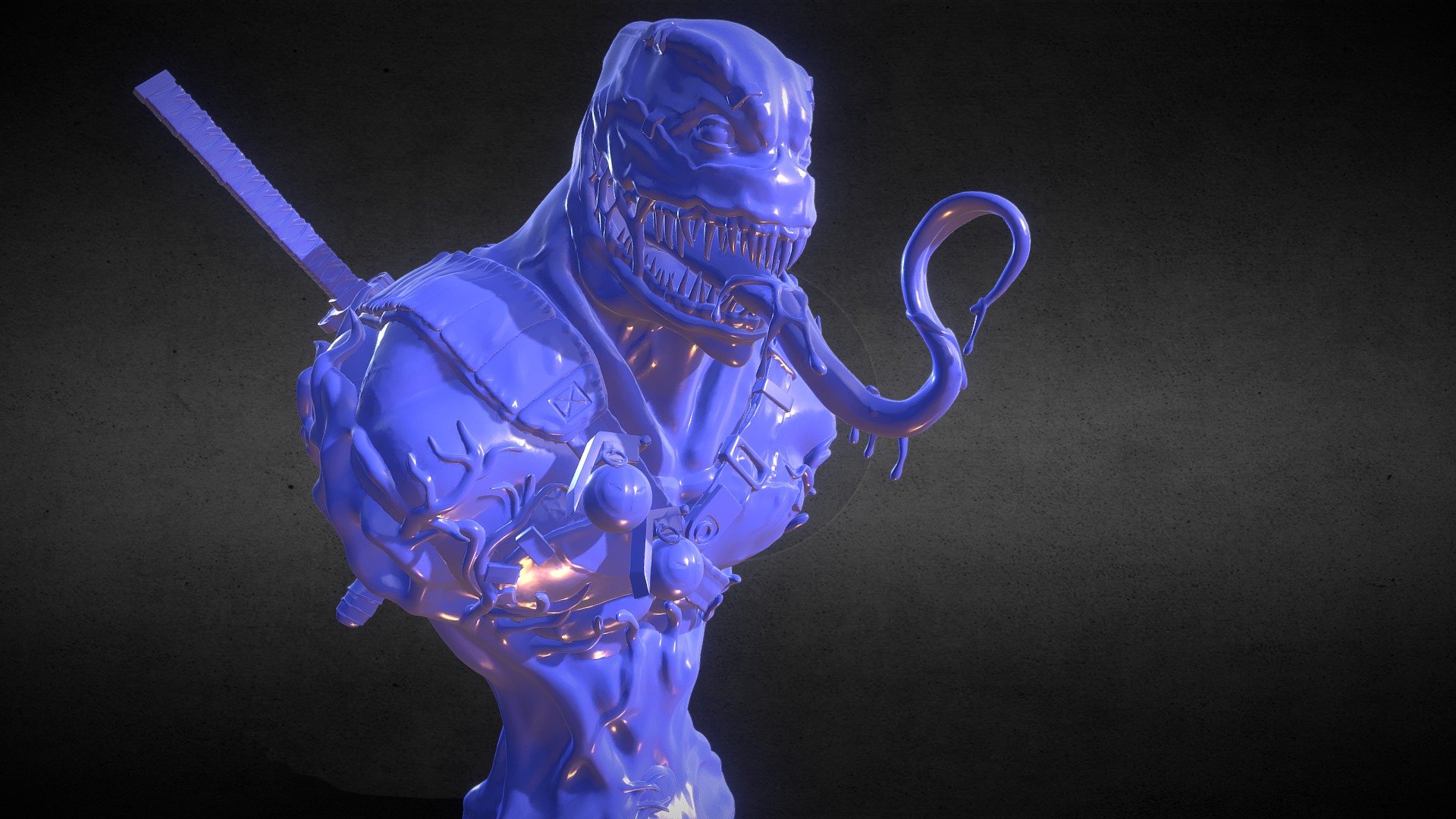 Venom Pool Bust - Buy Royalty Free 3D model by paburoviii [ed80348 ...