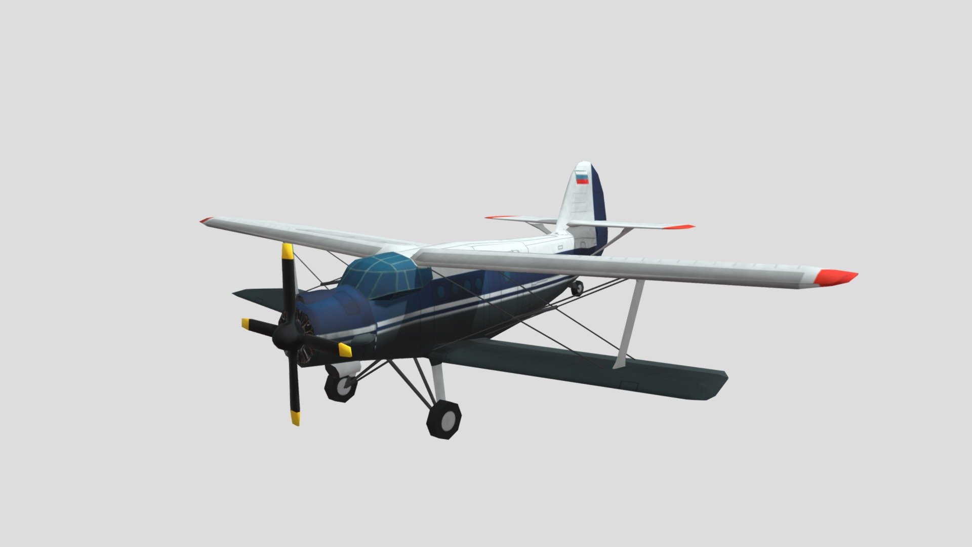 ️ Airplane 3D Model – High-Quality Aircraft - Download Free 3D model by ...