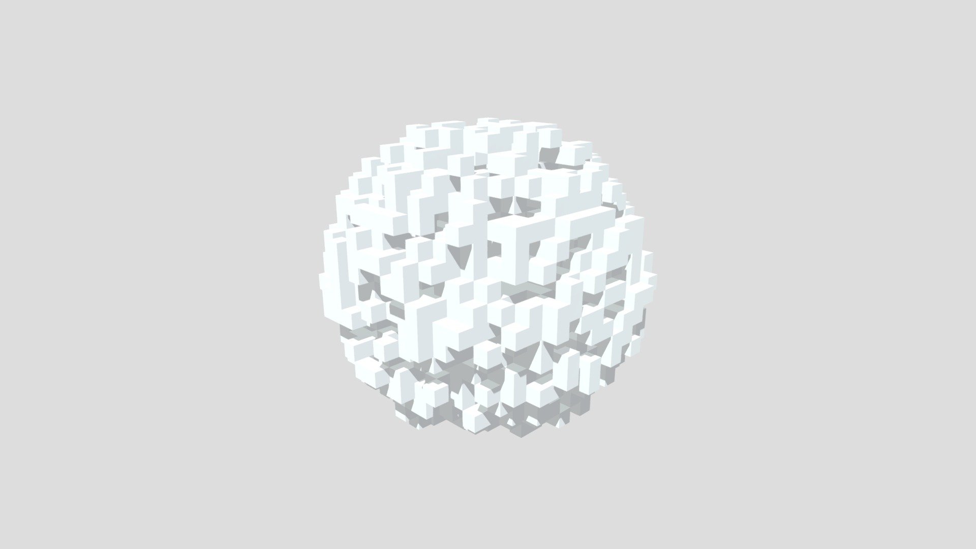 Voxel Maze sphere - 3D model by Zirconium3D (@zirconium) [ed818b0] - Sketchfab