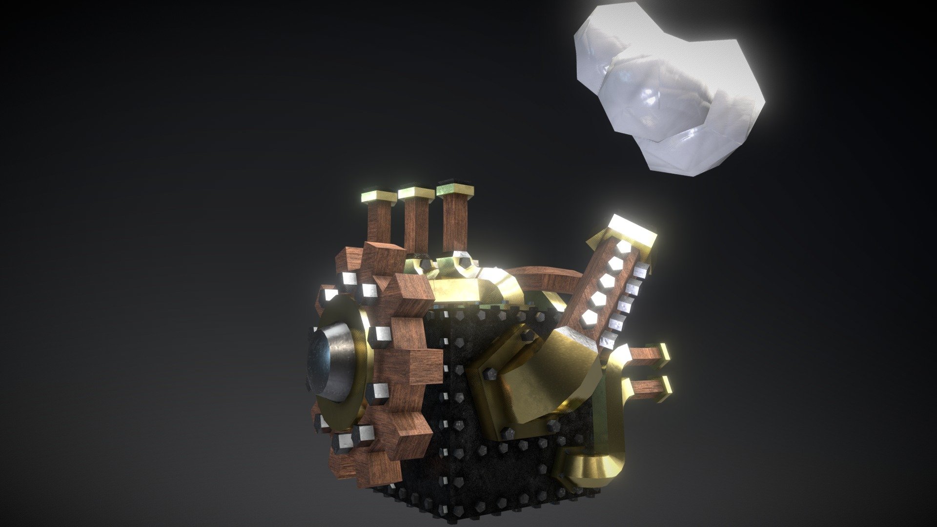 SteamPunk Box - 3D model by Nathan (@nathanday) [ed8446a] - Sketchfab