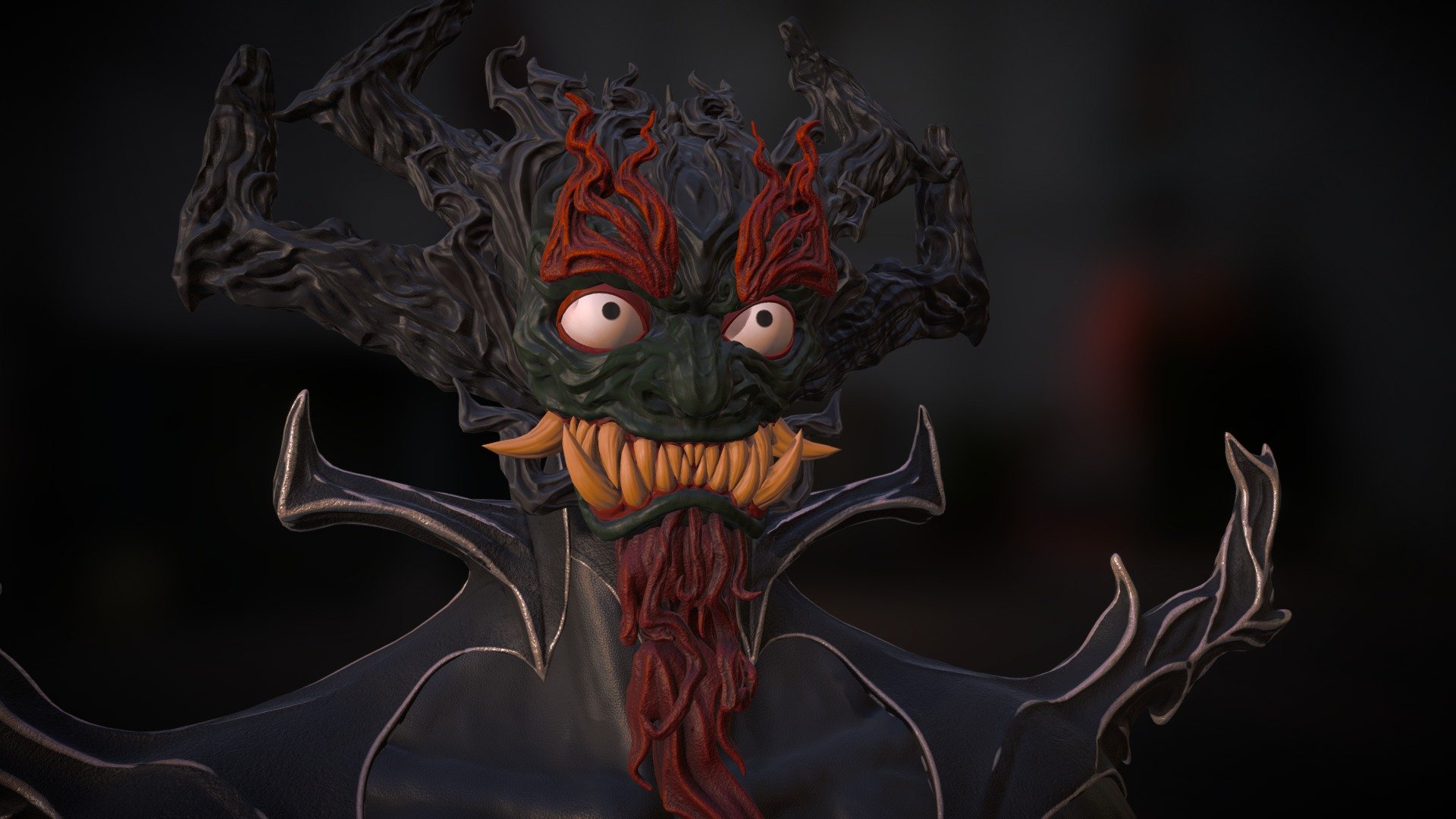 Aku (Samurai JAck) - 3D model by Bimo.999 (@gyamba169) [ed876cd ...