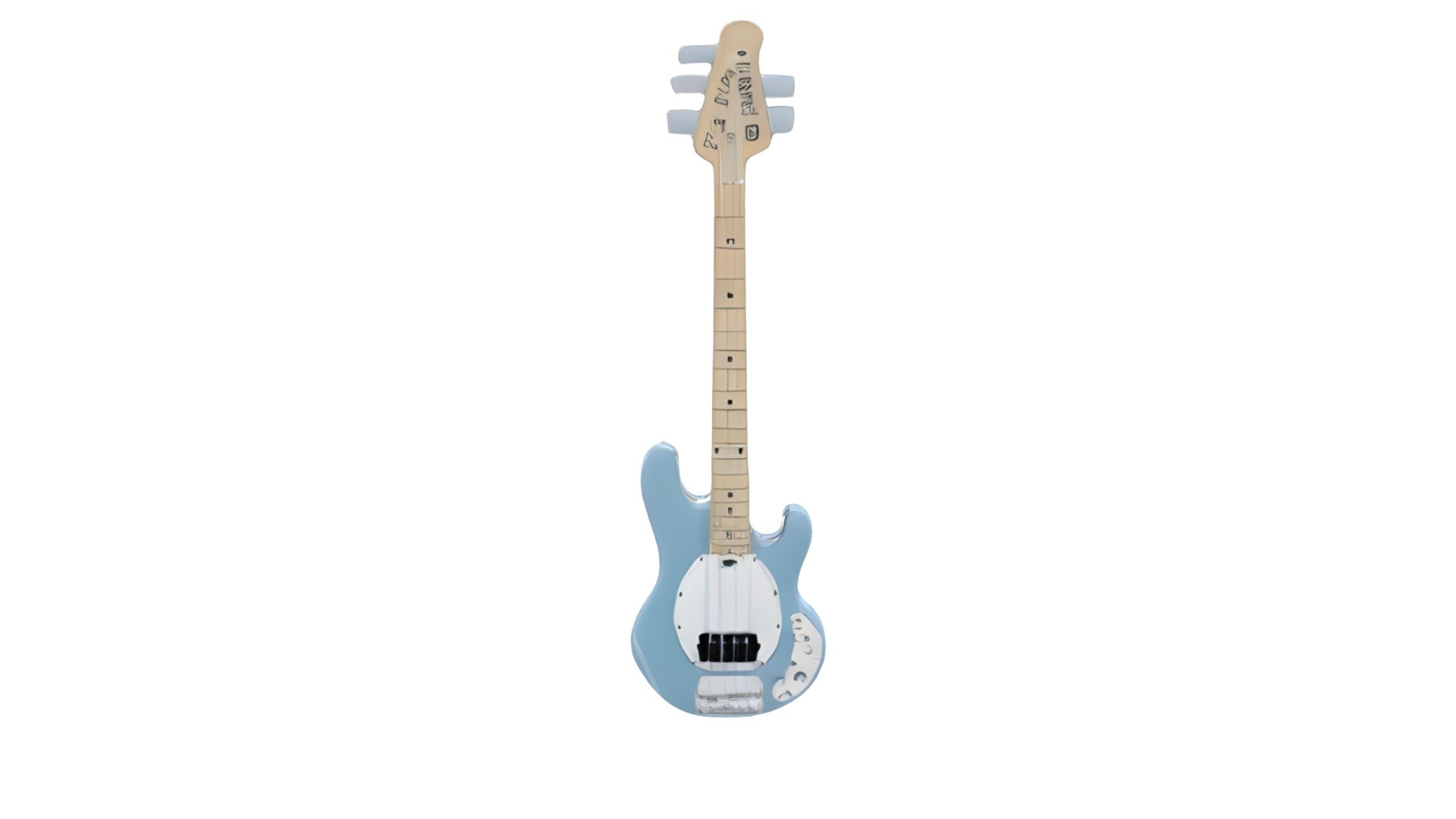 Electric bass guitar - 3D model by drwhave [ed88569] - Sketchfab
