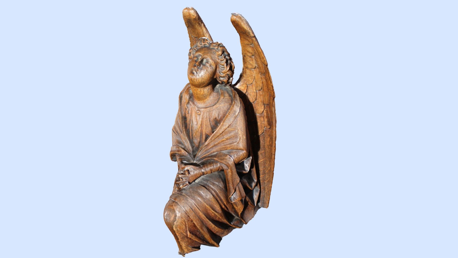 Wooden Angel in St Peter's Collegiate Church - Download Free 3D model ...