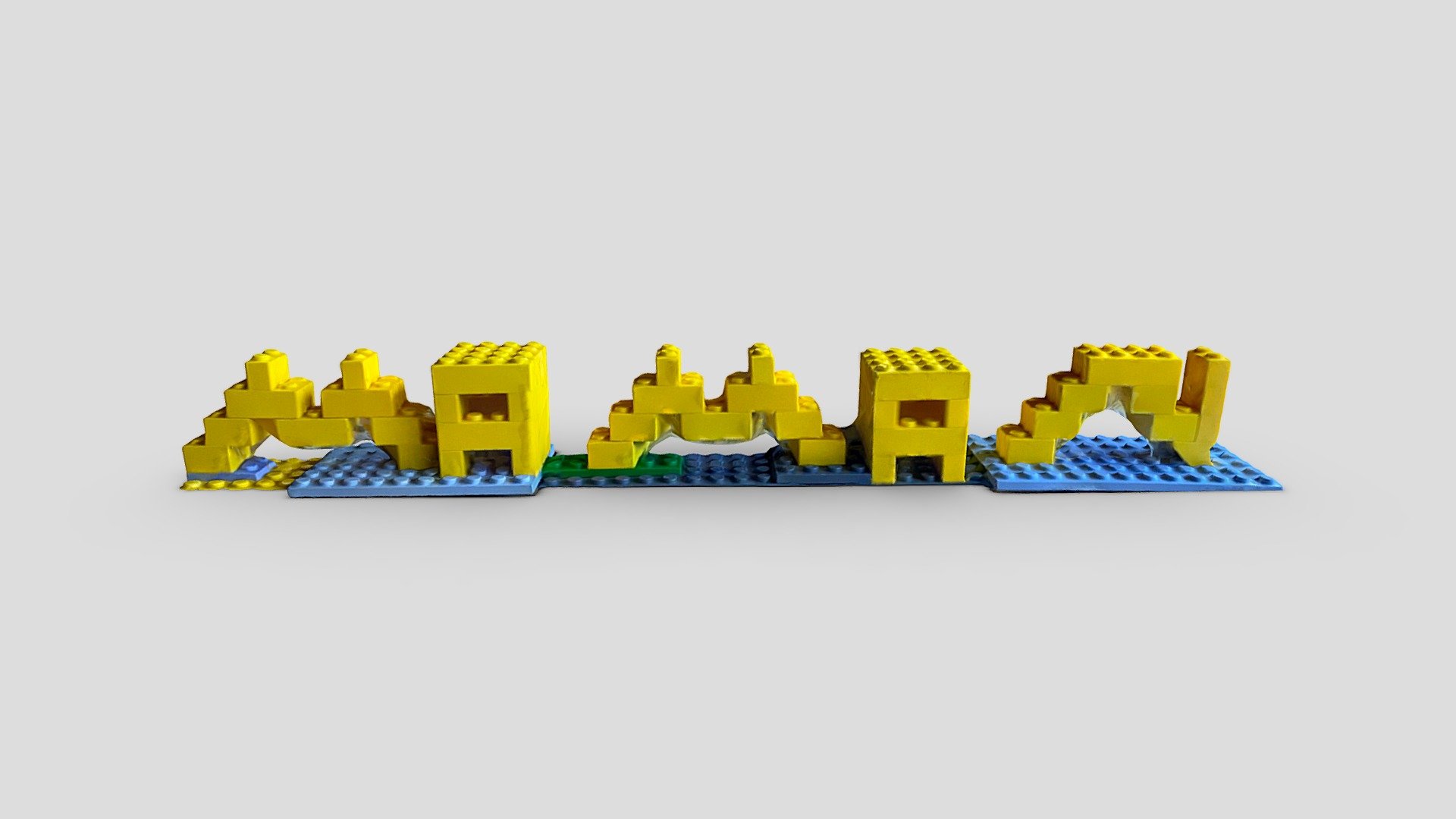 Maman lego sign - 3D model by alban [ed8a9a6] - Sketchfab