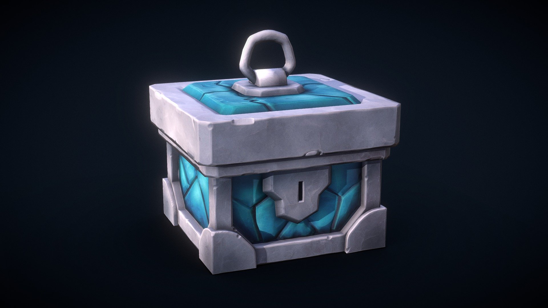 Stylized Treasure Chest - Buy Royalty Free 3D model by Agustín Hönnun ...