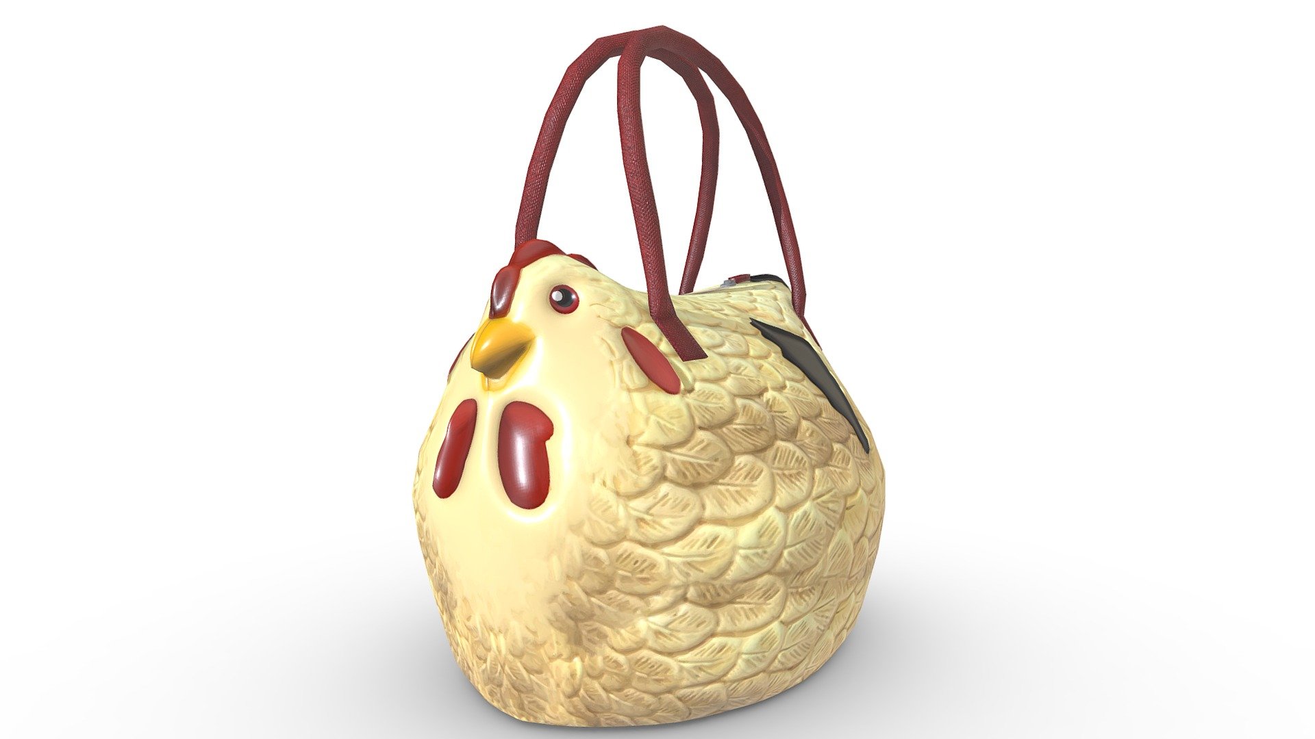 Nuggets The Chicken Purse - 3D model by Frank Rennau (@rennau) [ed8b167 ...