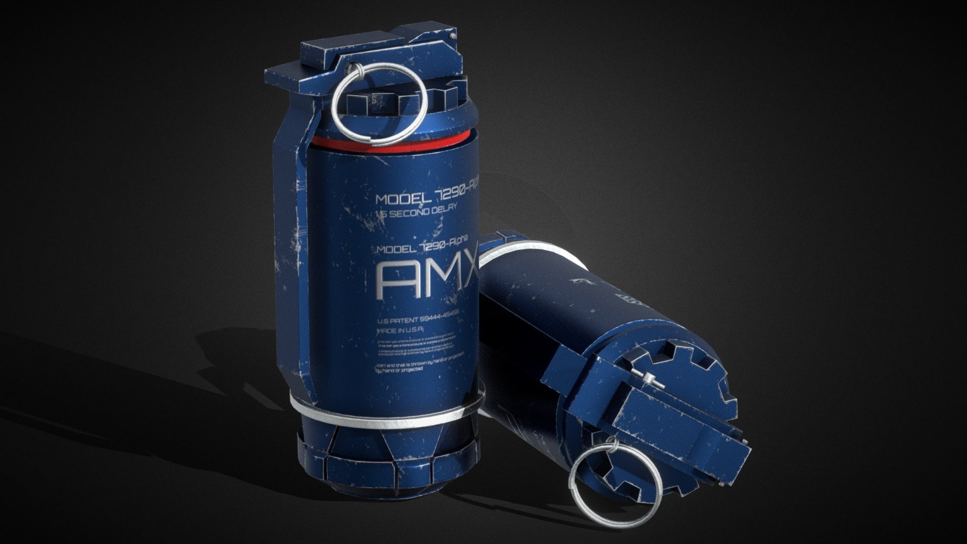 Science Fiction Grenades - Download Free 3D model by Suryxin [ed8b9c7 ...