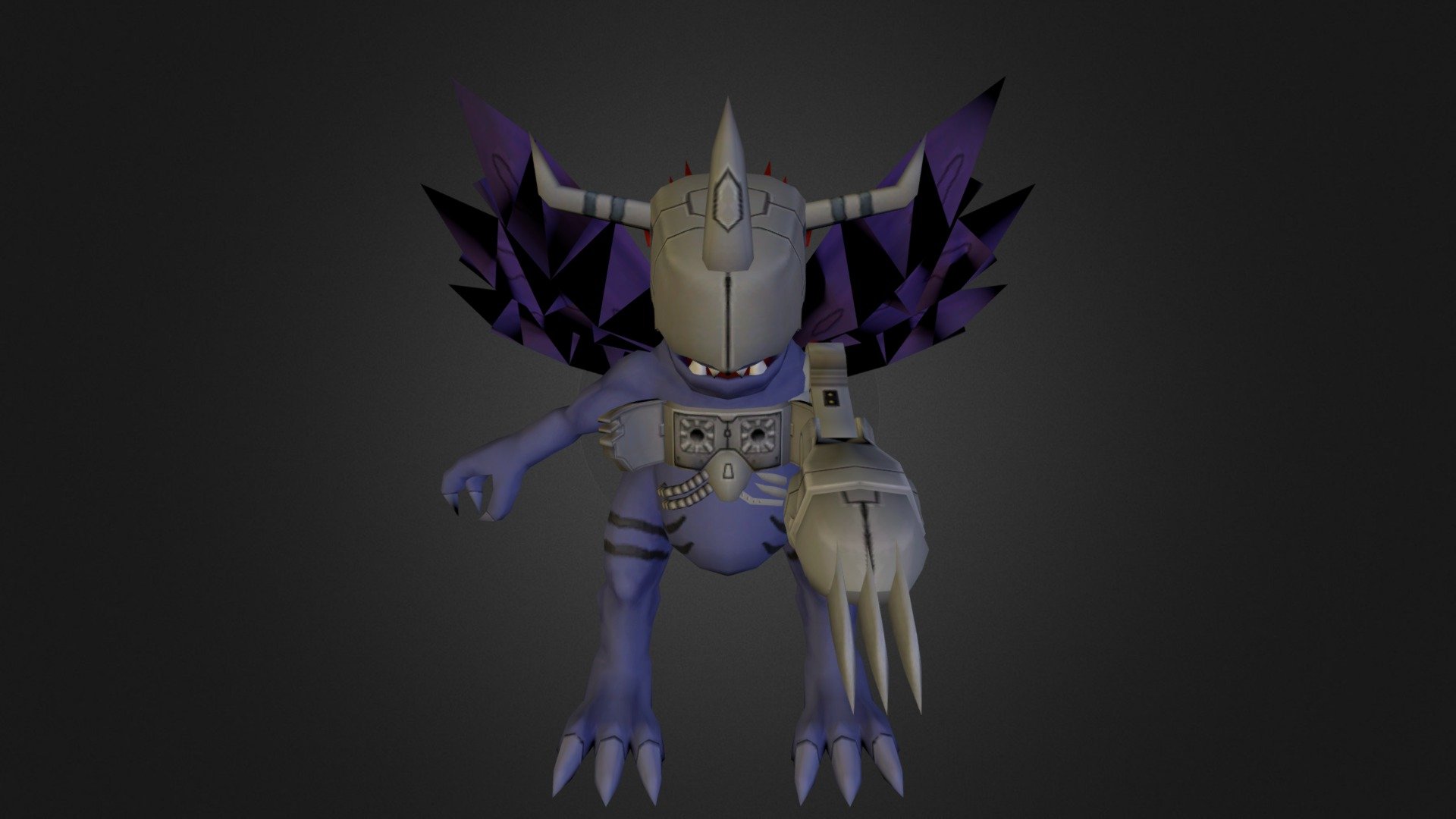 PC Computer-Digimon Masters-BlackMetal Greymon - 3D model by rogarmao ...