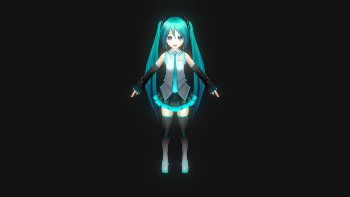 Hatsunemiku 3D models - Sketchfab