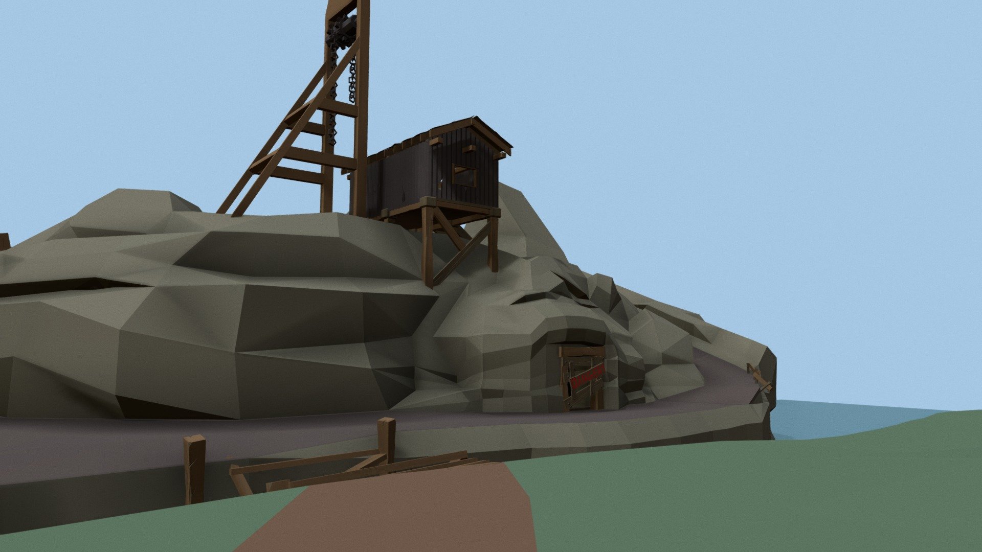 Mine - 3D model by Thomas.Osterhammel (@Thost) [ed8cd5d] - Sketchfab